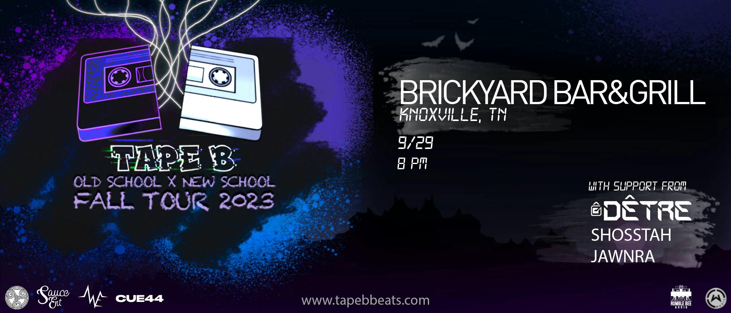 Tape B: Old School x New School 2023 Fall Tour | The Ticketing Co.