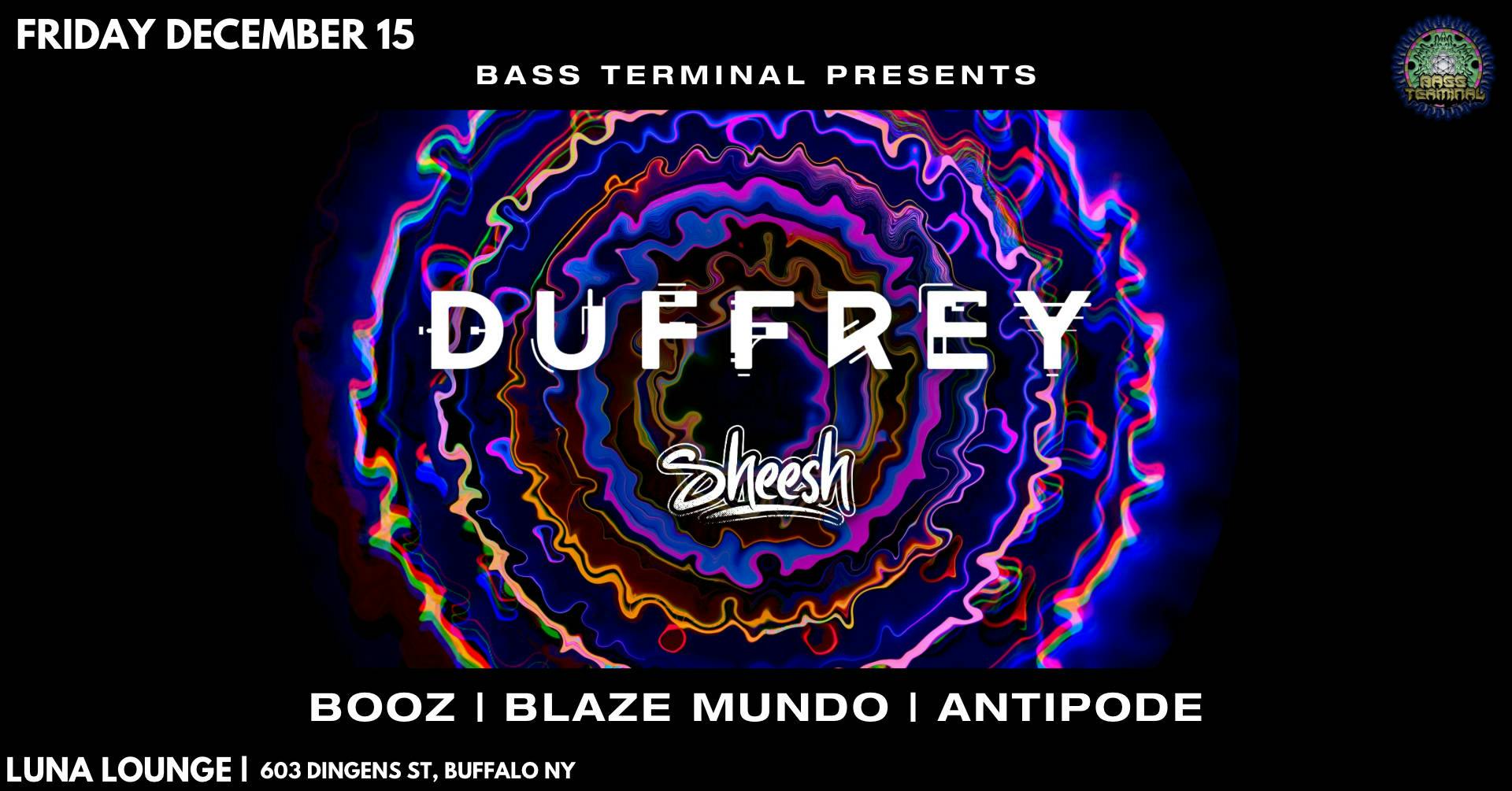 Bass Terminal Presents: Duffrey (Denver CO) | The Ticketing Co.