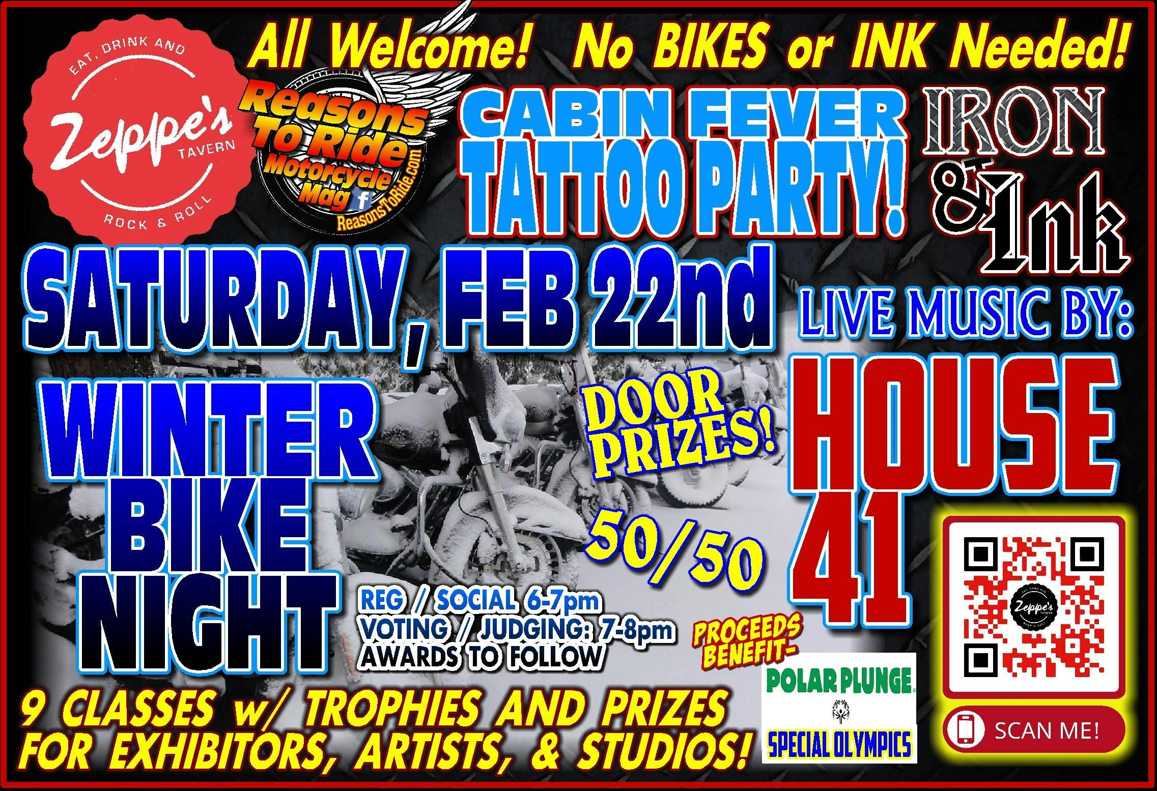 ZEPPE's Cabin Fever Iron & Ink Tattoo Party | The Ticketing Co.