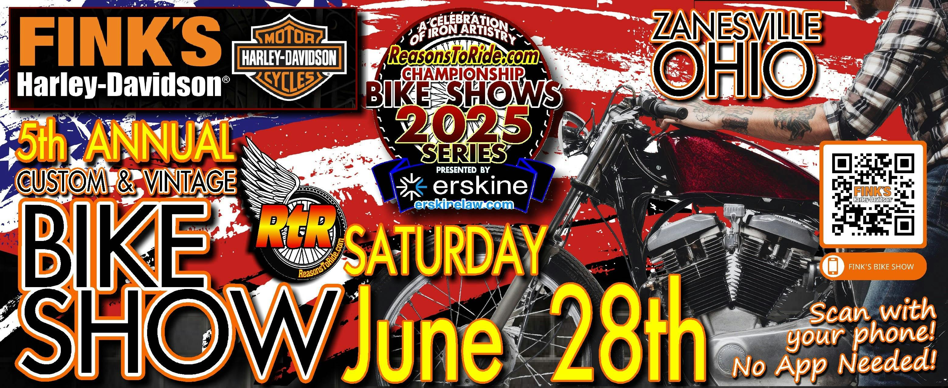 Fink's Harley-Davidson Bike Show w/ Reasons To Ride | The Ticketing Co.