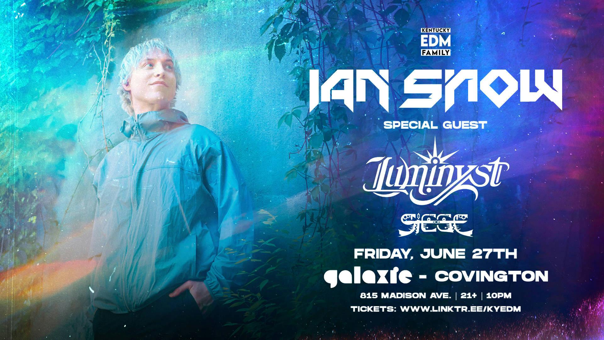 Ian Snow w/ Special Guest Luminyst & Siege | The Ticketing Co.