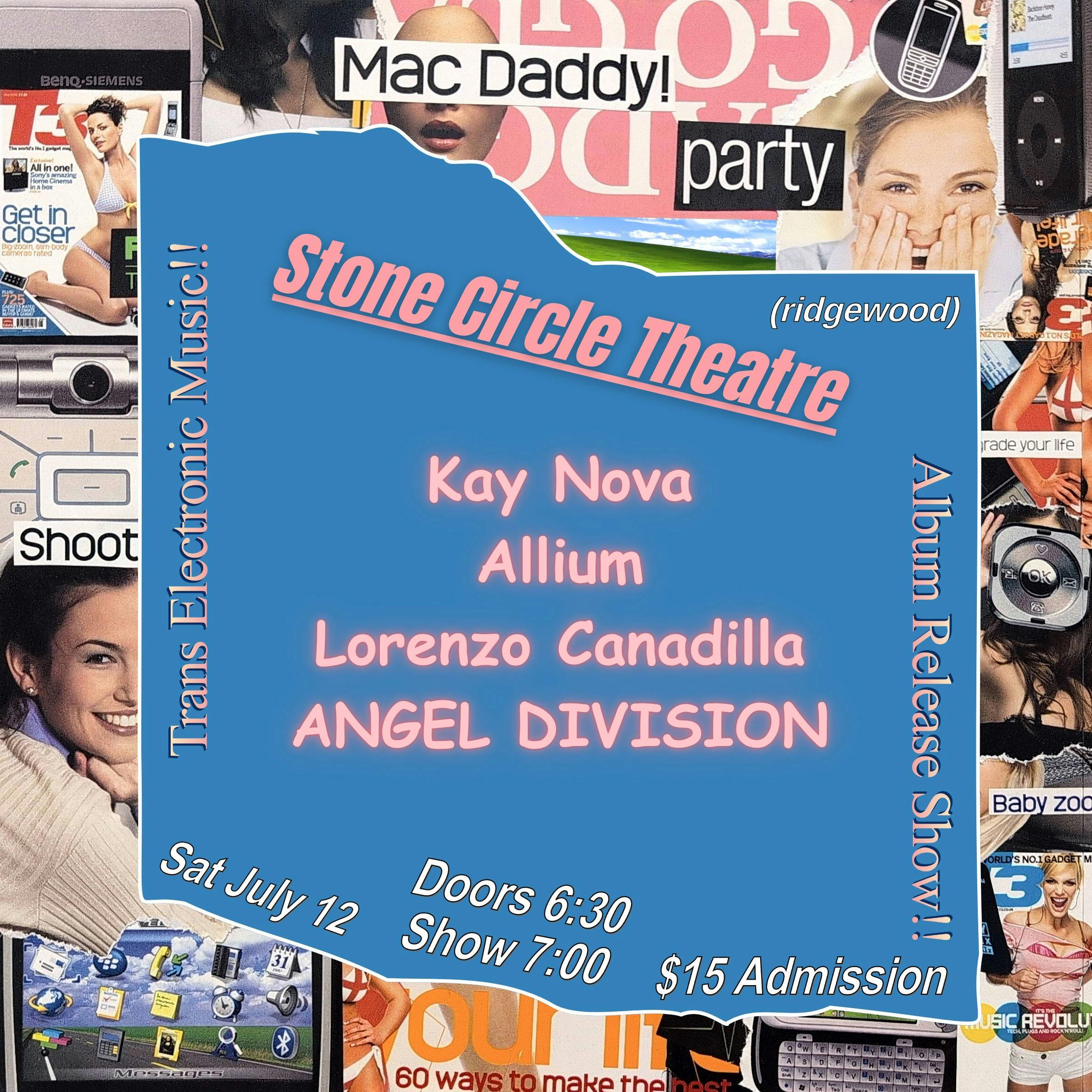 Kay Nova, Allium, Lorenzo Canadilla, ANGEL DIVISION | The Ticketing Co.